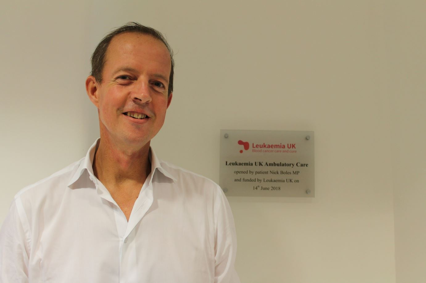 Nick Boles' Ambulatory Care Unit opening speech - Leukaemia UK