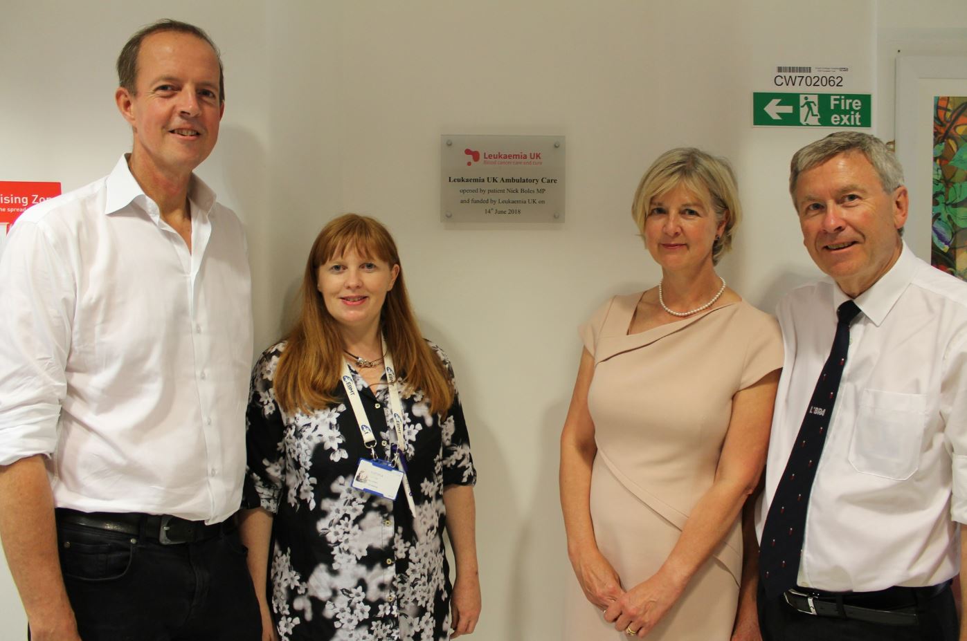 MP opens Leukaemia UK Ambulatory Care Unit - Leukaemia UK