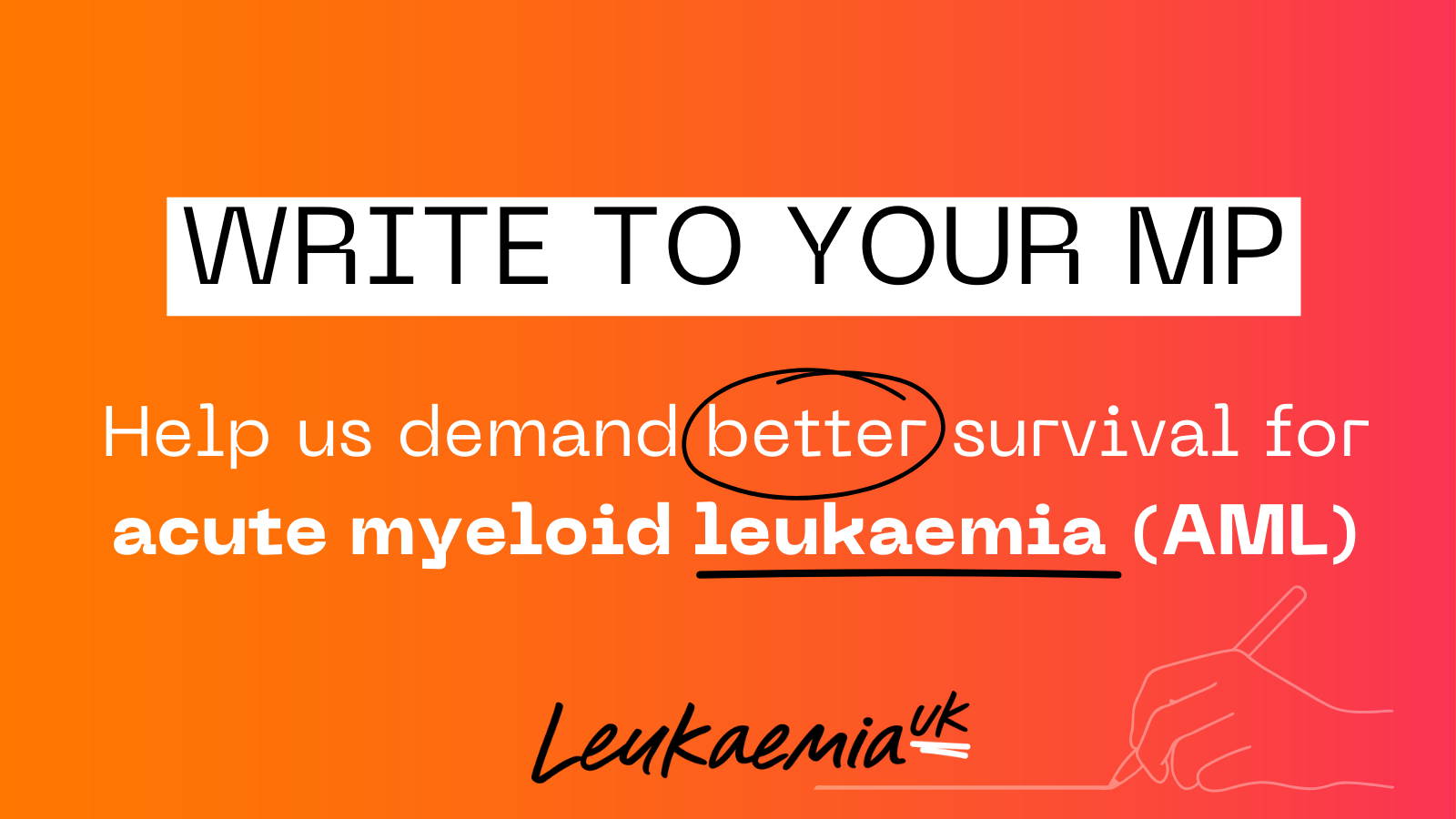 Demand Better Survival for AML
