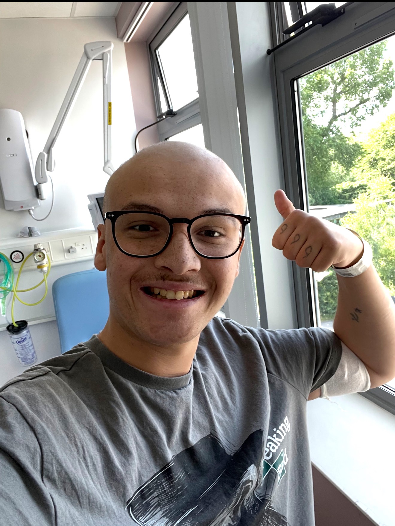 Ryan celebrated his transplant anniversary at his first ever festival ...